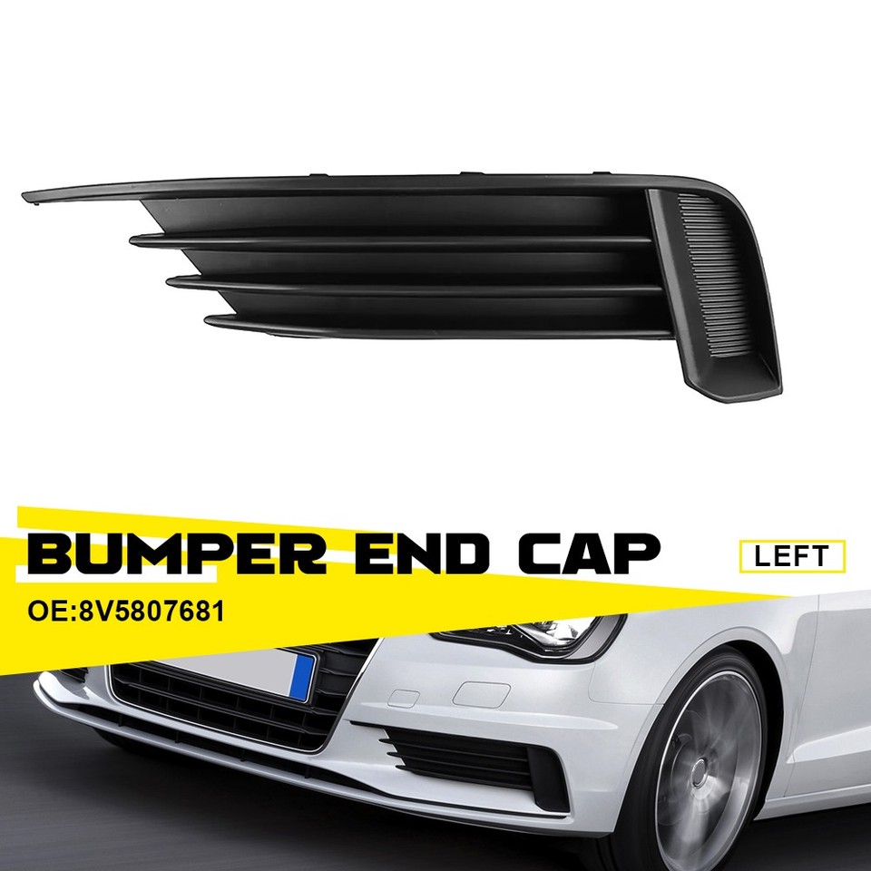 Front Bumper Left Fog Light Lamp Cover Grille For Audi A3 S3 2013-2017 ...