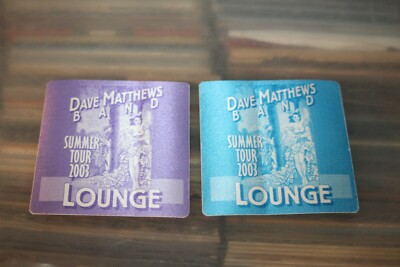 Dave Matthew's Band - 2x Unused Backstage Pass - Lot # 02 - FREE ...