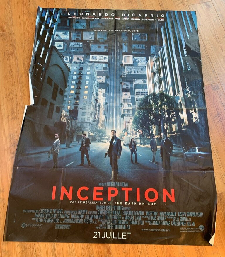 Affiche Du Film Inception Pin Page