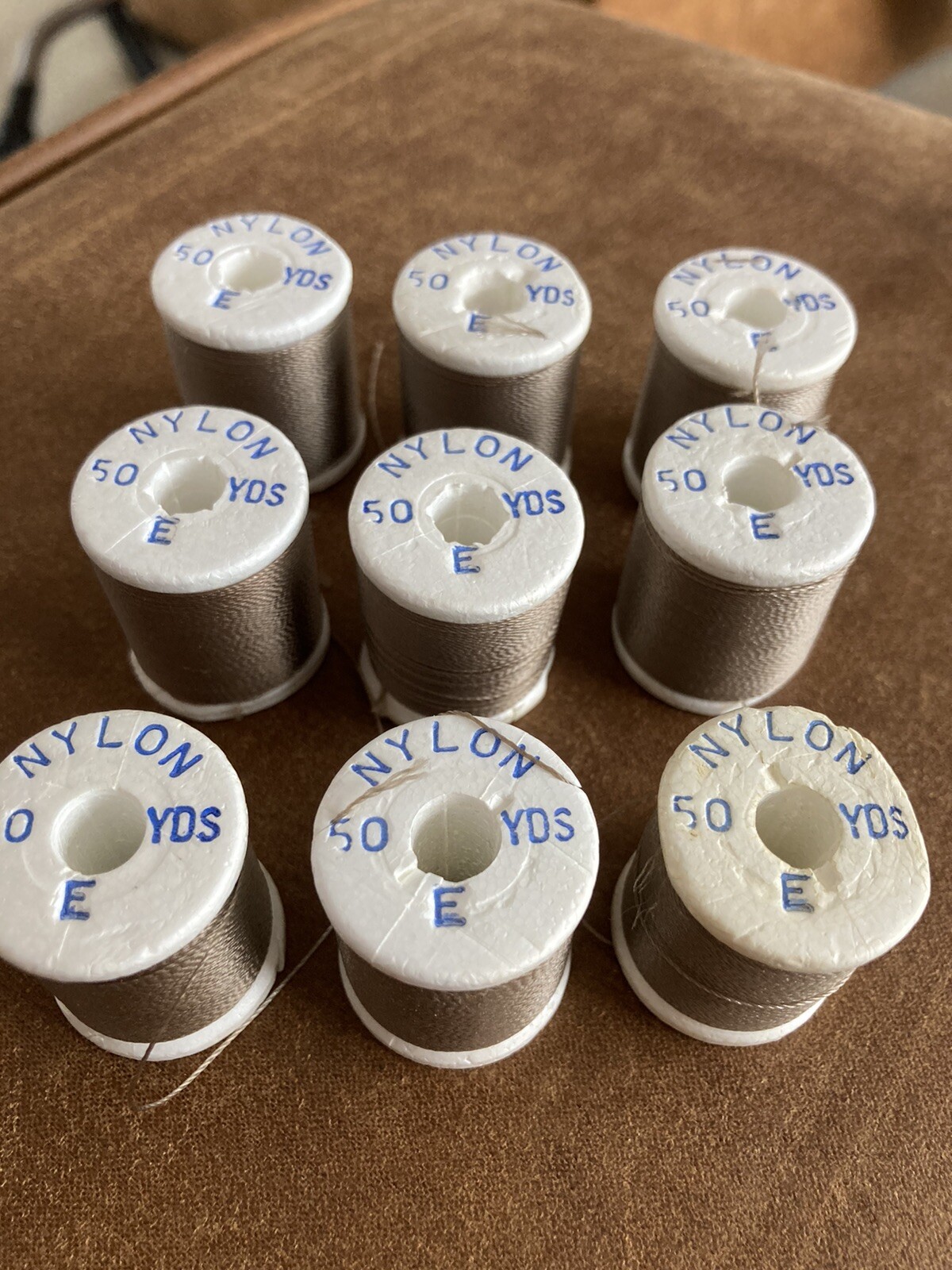 GUDEBROD ROD WHIPPING THREAD 50 YD SPOOLS GRADE E GREY COLOUR BUILDING ...