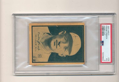 1931 W517 Frank Frisch Cardinals psa 3 #16 baseball trading card bm | eBay