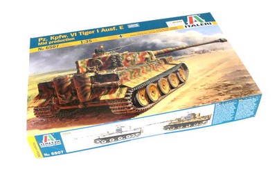ITALERI 6507 Military Model 1/35 Pz Kpfw VI Tiger I Ausf. E Mid ...