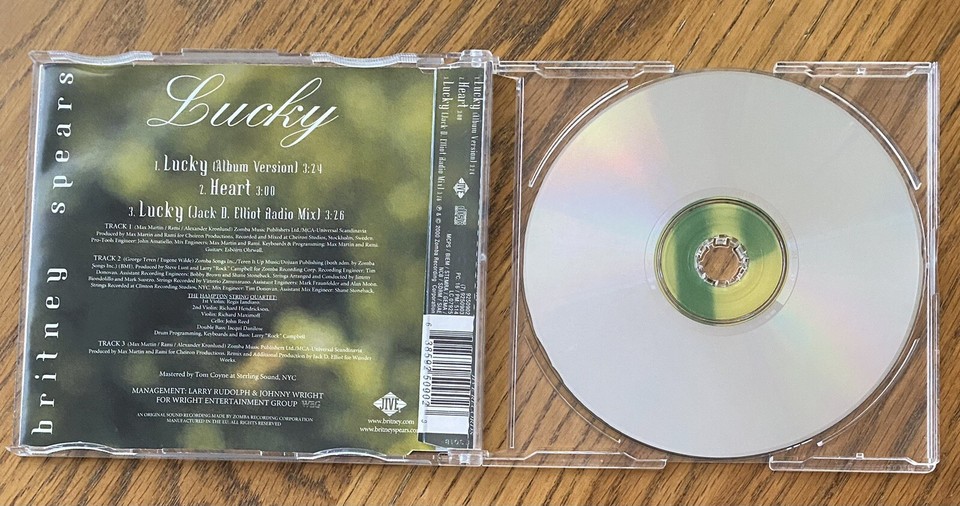 Britney Spears Lucky CD Single Import 3 Tracks Netherlands (2000) | eBay