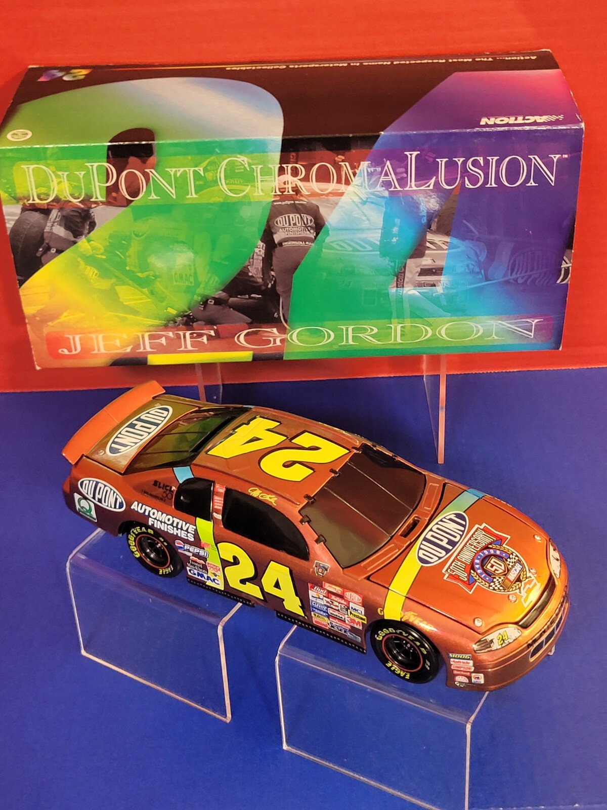 NASCAR Jeff Gordon #24 DuPont Chromalusion Monte Carlo 1998 50th Ann 1: ...