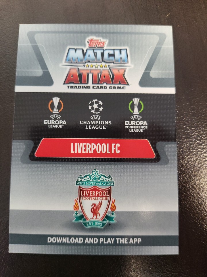 2022-23 TOPPS Match Attax UEFA Liverpool FC card #46 | eBay