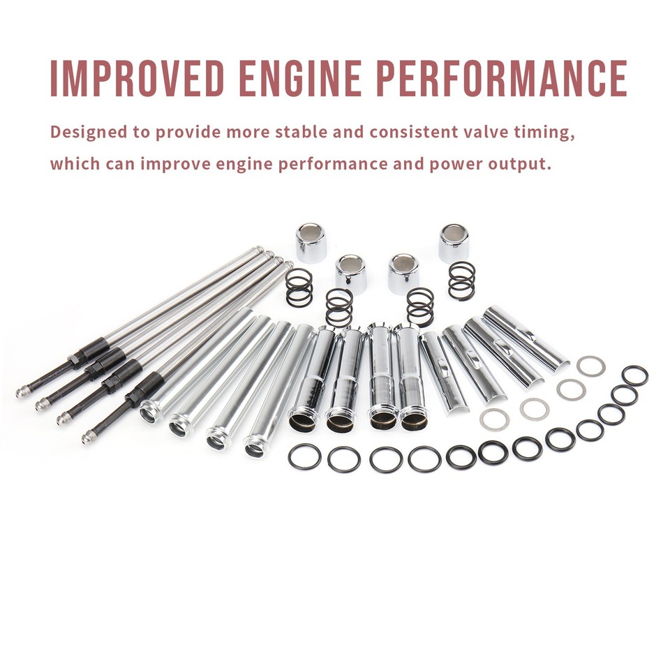 Pushrods and Covers Kit for 1984-1999 Harley EVO Evolution Softail ...