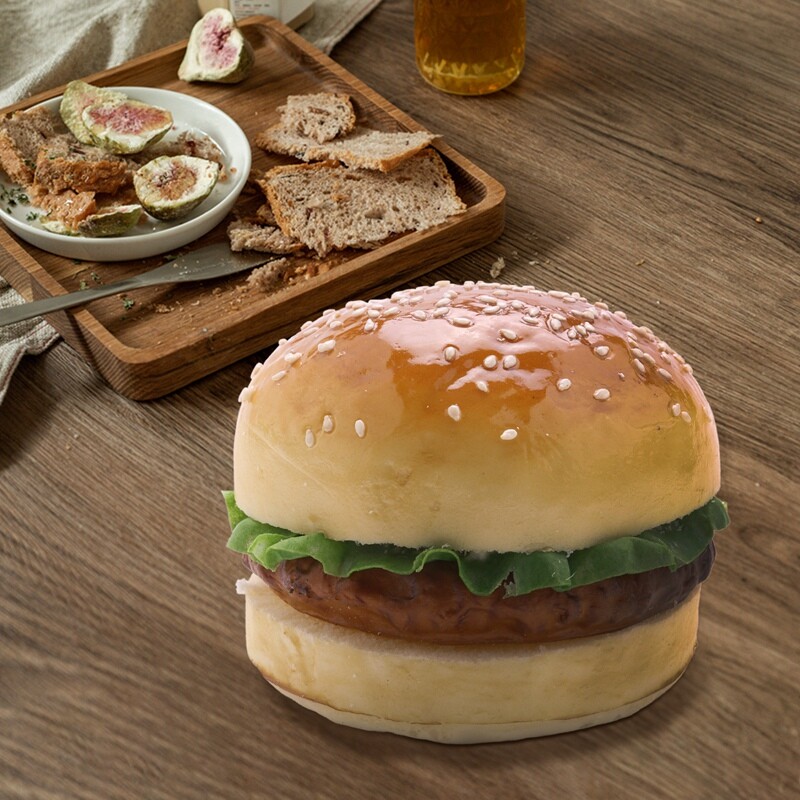 2X(1pc Realistic Hamburger Lifelike Simulation hamburger Display Kid | eBay