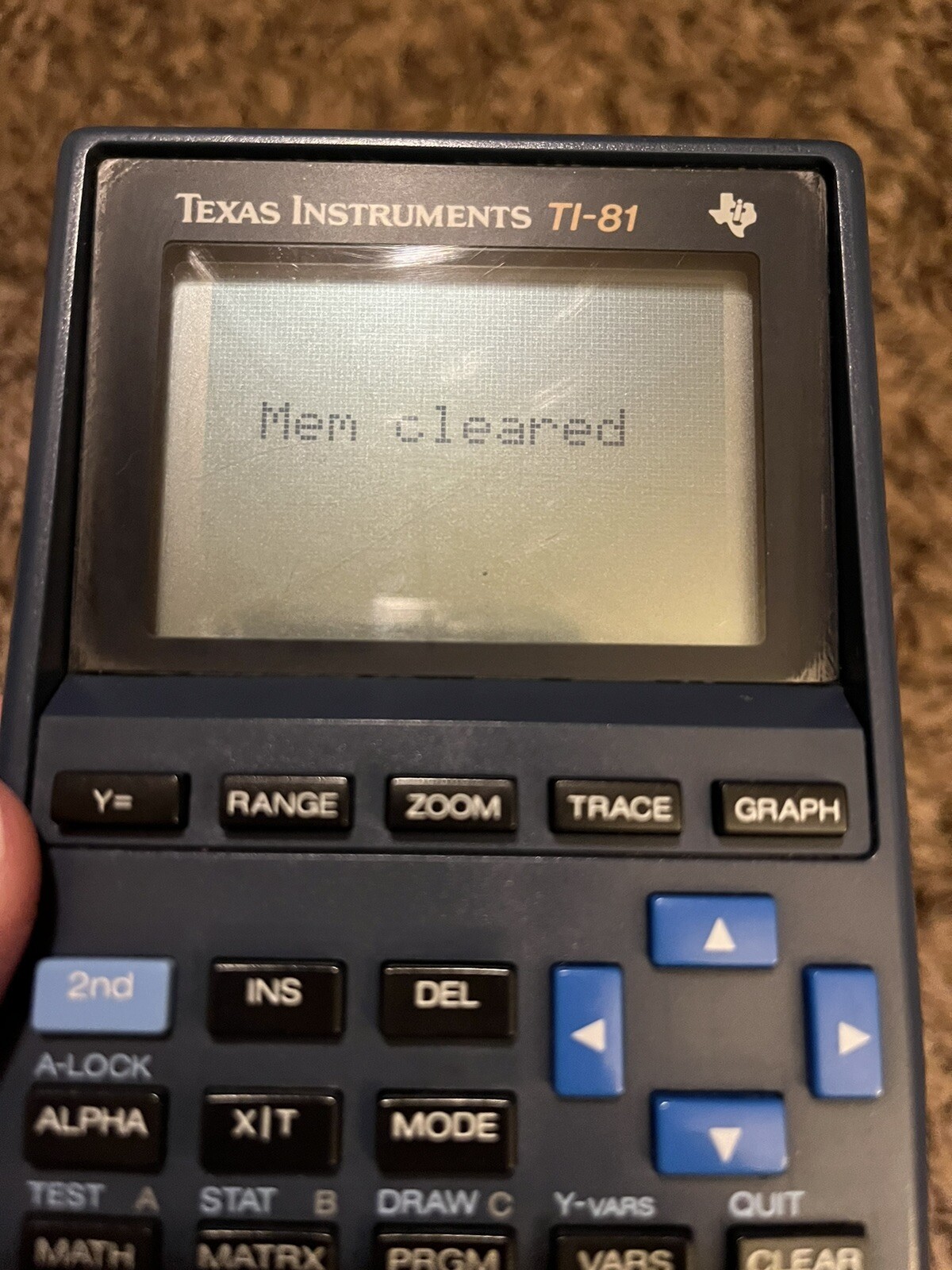 Texas Instruments 81 Graphing Calculator for sale online | eBay