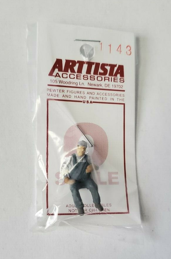 Arttista #1143 - Train Fireman (riding) - O Scale Figure - Model Trains ...