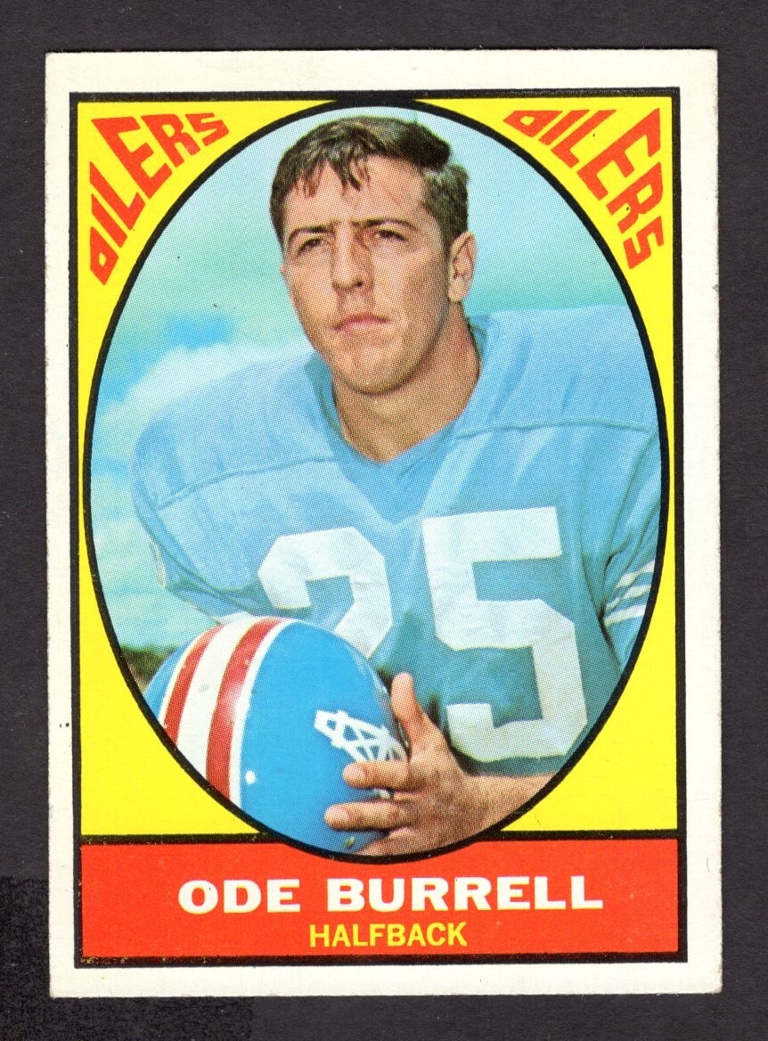1967 TOPPS ODE BURRELL CARD NO:48 NEAR MINT CONDITION | eBay