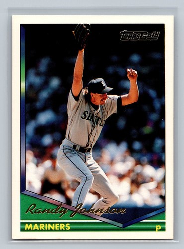 Randy Johnson 1994 Topps #290 Gold Seattle Mariners Baseball Card C9 | eBay