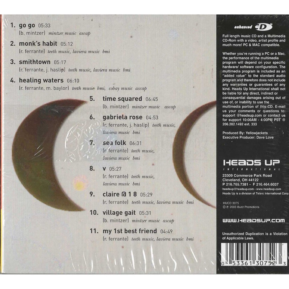 Yellowjackets CD Time Squared / Heads Up – Hucd 3075 Versiegelt | eBay