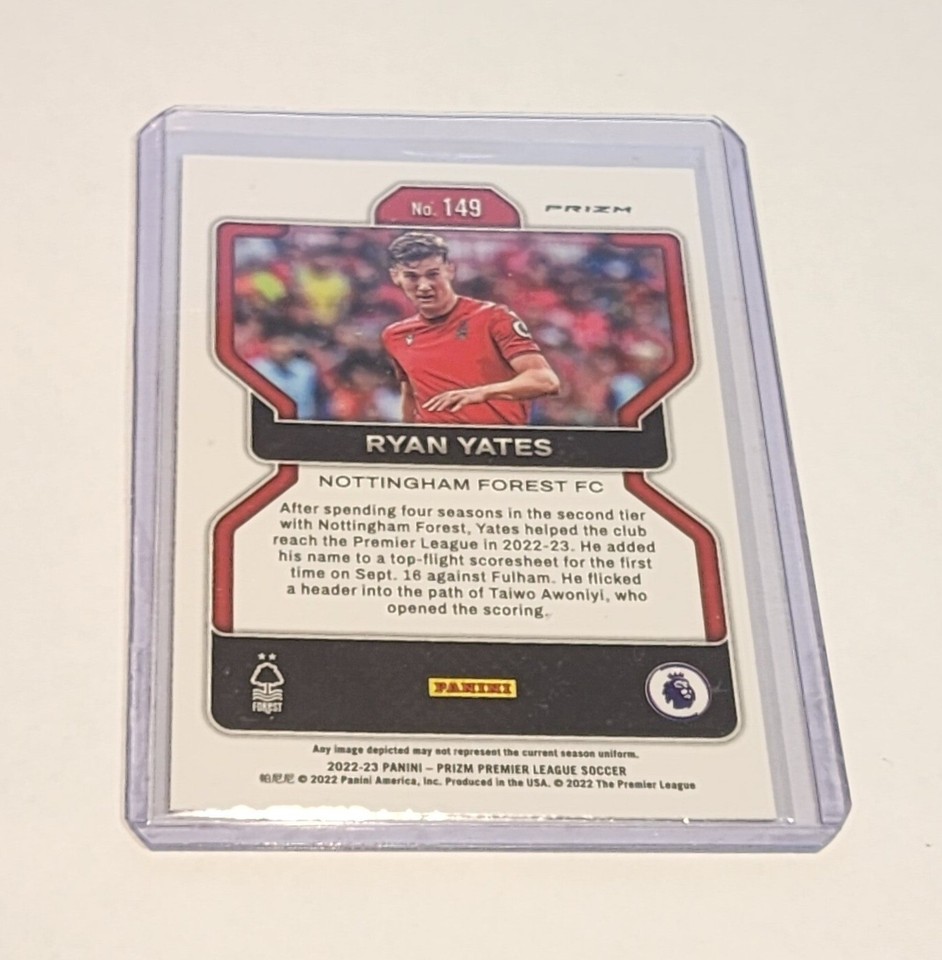 2022/23 Panini Prizm Premier League Soccer Silver Prizm Ryan Yates | eBay