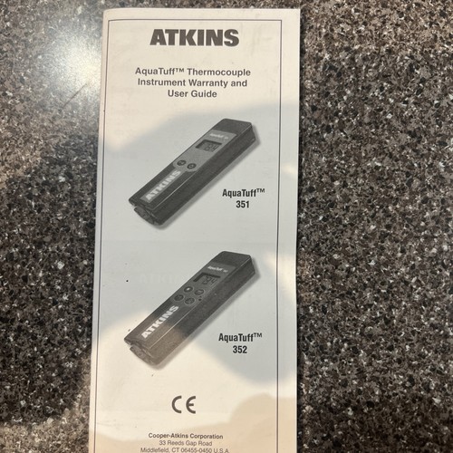 Atkins 35235 AquaTuff 352 Waterproof Thermocouple Thermometer w/surface ...