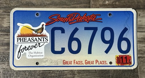 Beautiful 2011 South Dakota Pheasants Forever License Plate | eBay