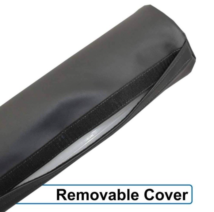 Body Positioning Cylinder Bolster Pillow Black 8x24 Support Cushion ...