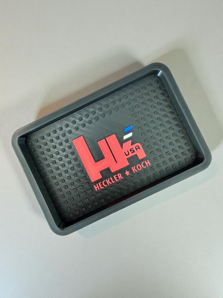 HK Firearm Small Parts EDC Dump Valet Tray Heckler & Koch Gun Bench ...