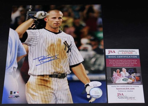Brett Gardner Signed 8x10 Photo New York Yankees Autograph JSA COA ...