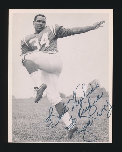 Joe Perry Vintage 1962 Signed Auto Team Issue Photo Baltimore Colts HOF ...