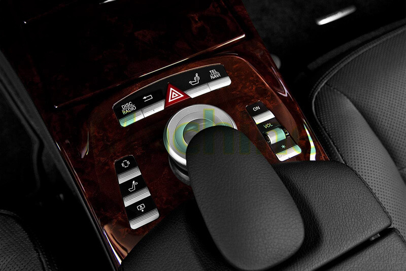 A2216800319(9E43) Dial Key Pad Housing Black For Mercedes W221 S-Class ...