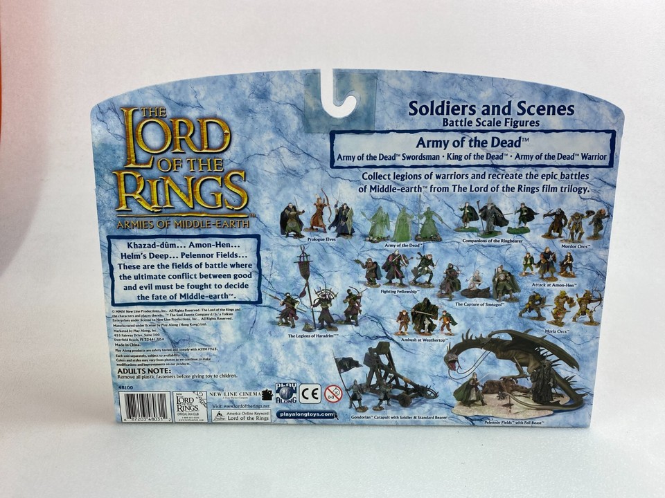 Army Of The Dead Lord Of The Rings Armies Of Middle Earth Figure Set ...