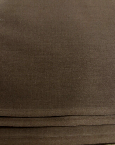 New SOLID WARM BROWN Fabric 1 Yd x 45” Cotton Cut By The Yard FREE SHIP ...
