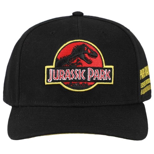 Jurassic Park Logo Ranger Dinosaur Expert Snapback Cap Hat Licensed ...