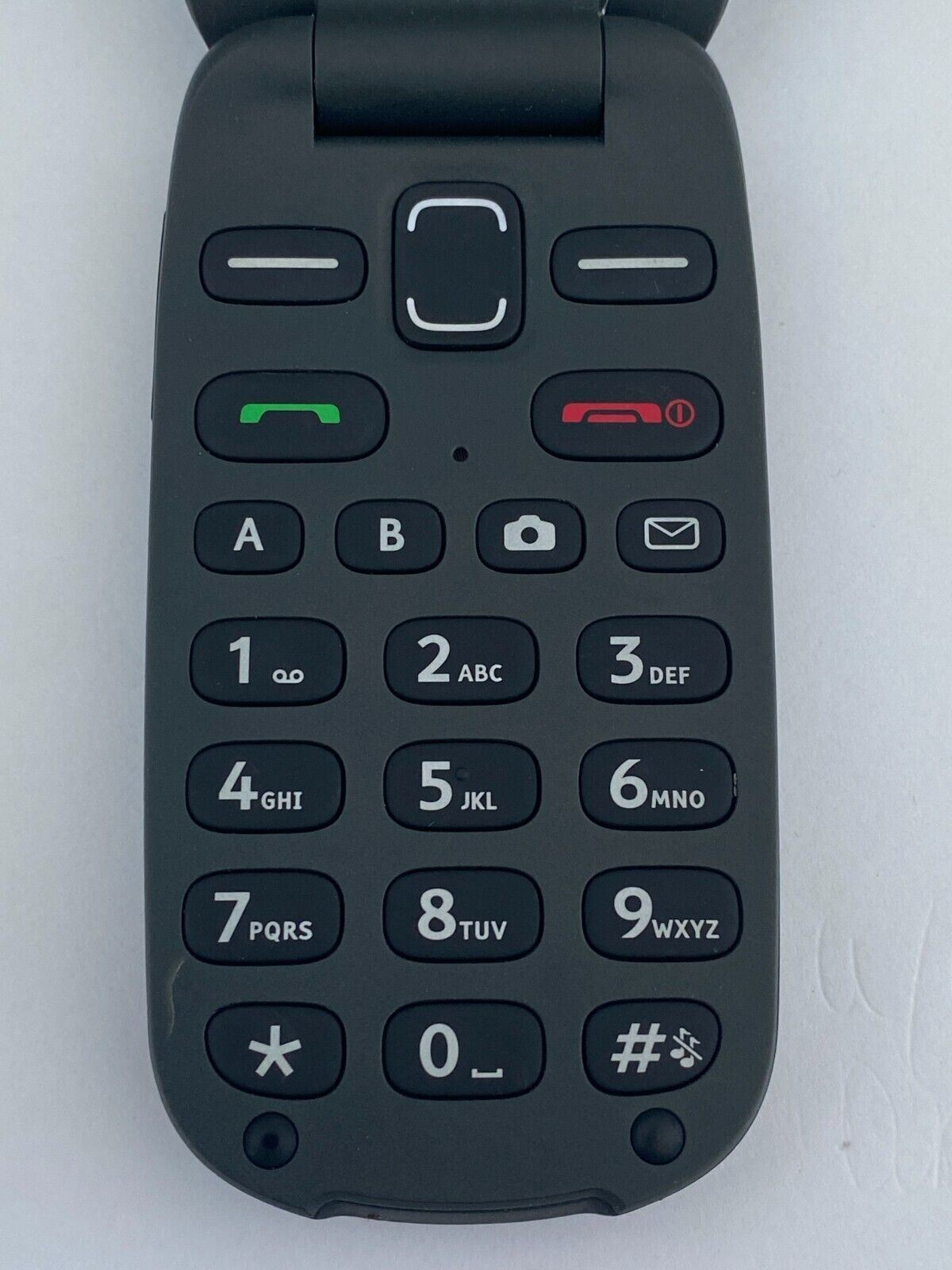 Doro Phone Easy 607 - Black (Unlocked) Mobile Phone Flip Fold simple ...