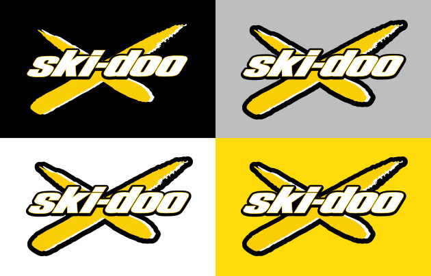 SkiDoo Logo Premium Vinyl Decal Sticker 2-Pack - Ski-Doo Race Mod Decal ...