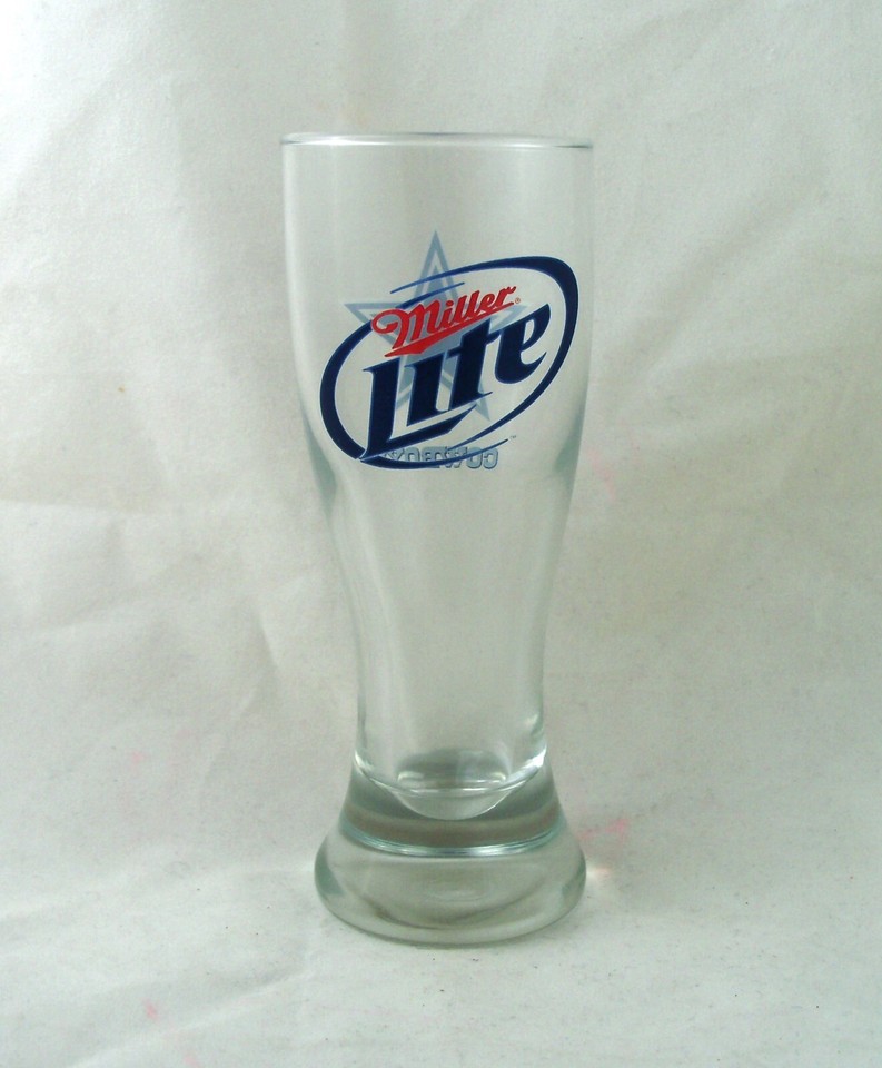 Dallas Cowboys Miller Lite Tall Pilsner Style Shot Glass | eBay