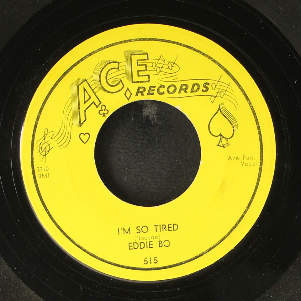 EDDIE BO: we like mambo / i'm so tired ACE 7" Single 45 RPM | eBay