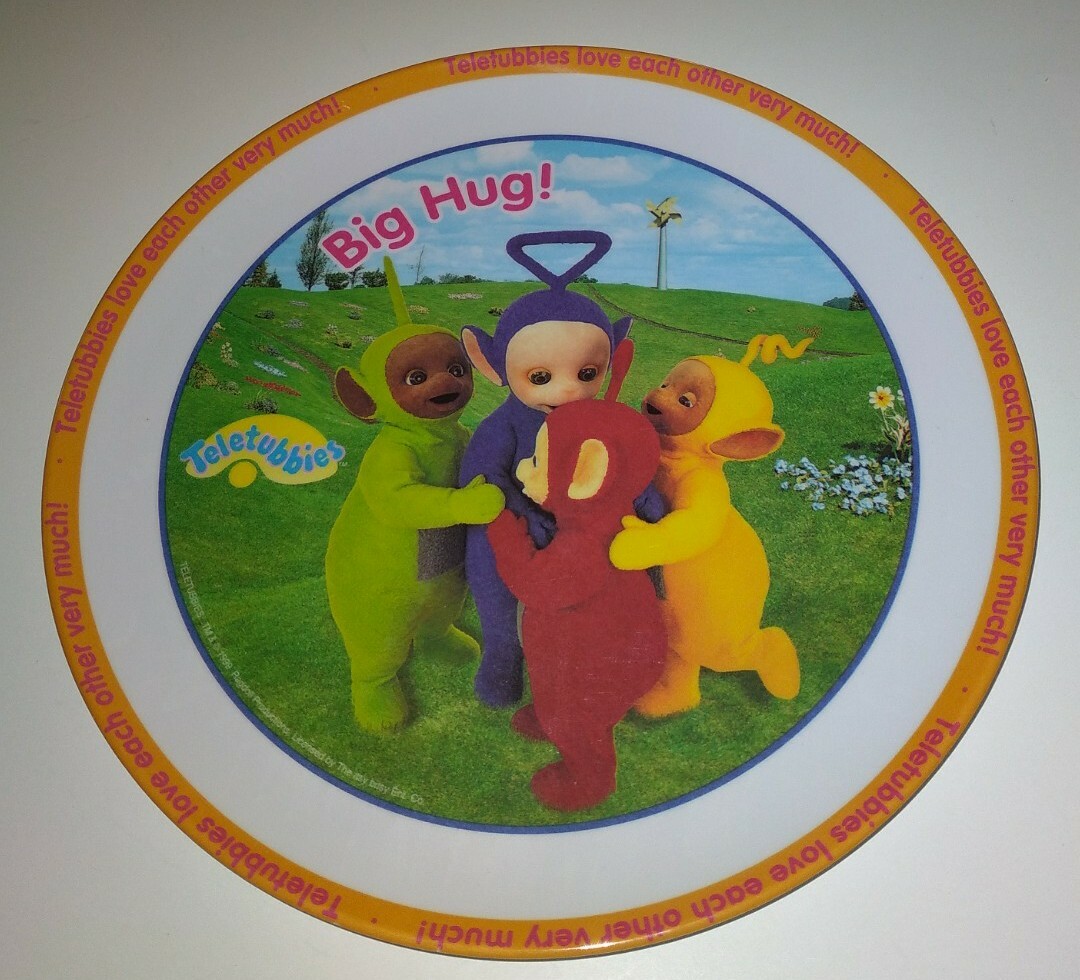 Vtg TELETUBBIES TOY & PLATE Toddlers NEW NOS | eBay