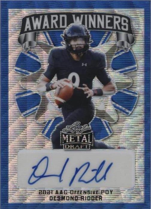 2022 Leaf Metal Draft - Award Winners Autographs Desmond Ridder #AW-DR1 ...
