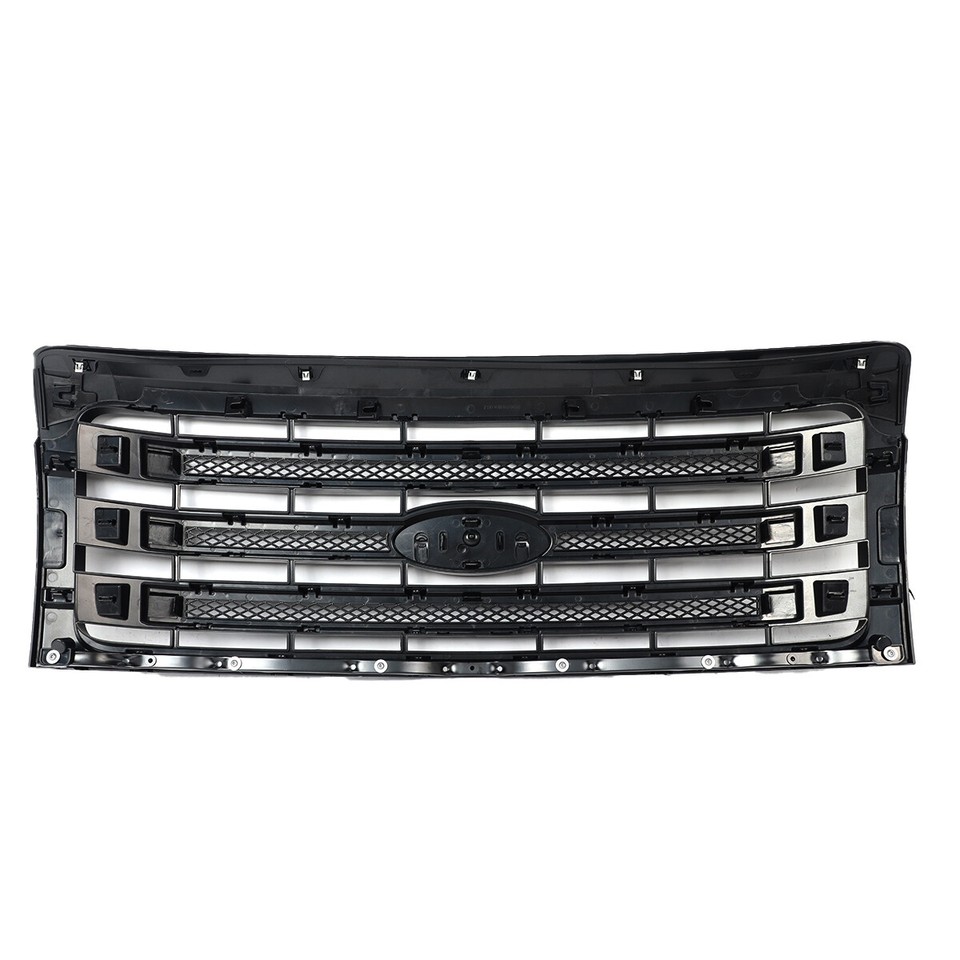 UH Tuxedo Black Front Grille 3-Bar Style Grill For 2009-2014 Ford F-150 ...