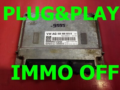 IMMO OFF / Plug&Play Fabia II POLO 9N 1.2B ECU 03E906023B /FastCourier ...