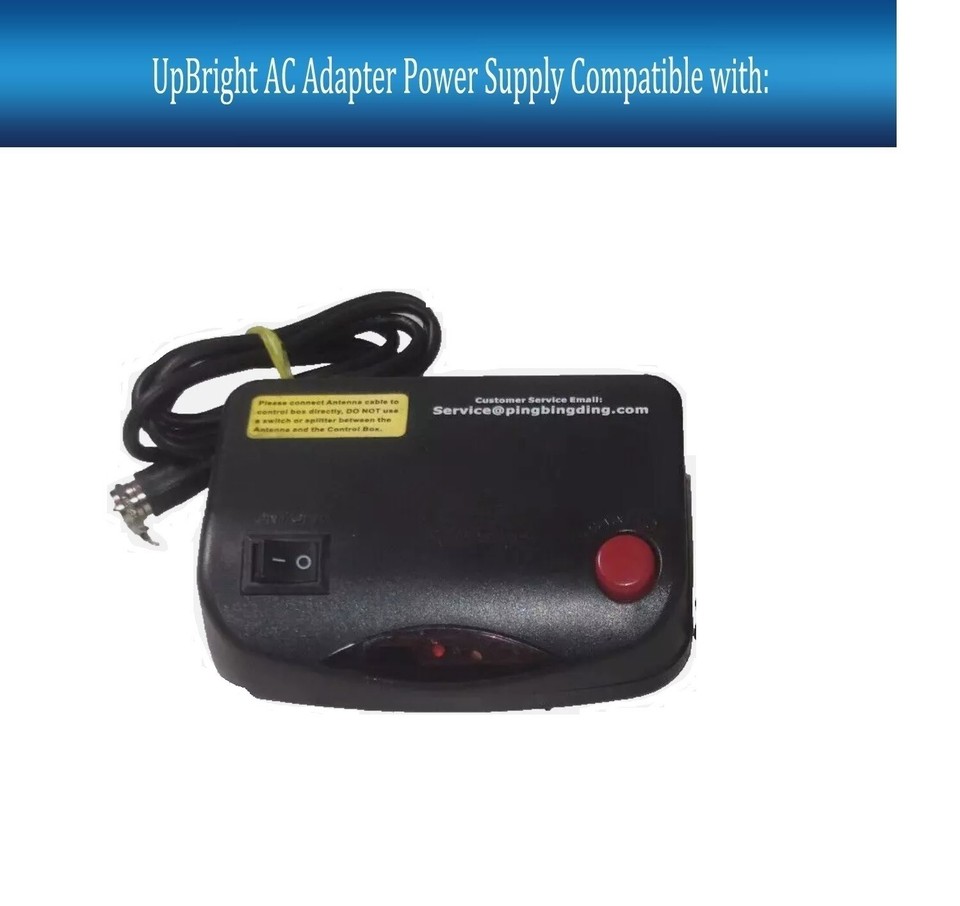 AC AC Adapter For TV Rotating Antenna Control Box UHF + VHF Power ...