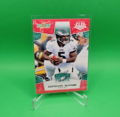 DONOVAN MCNABB 2008 Score Super Bowl XLIII Red PHILADELPHIA EAGLES | eBay