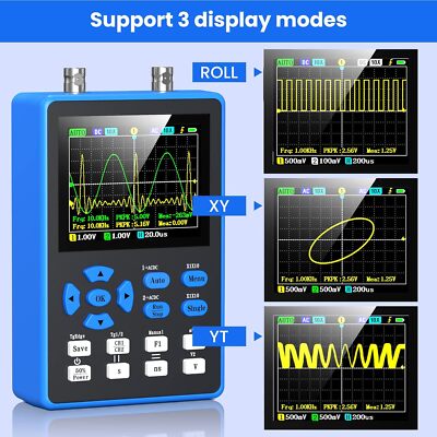 Digital Oscilloscope 2 Channels 120Mhz Signal Generator 500MSa/s ...