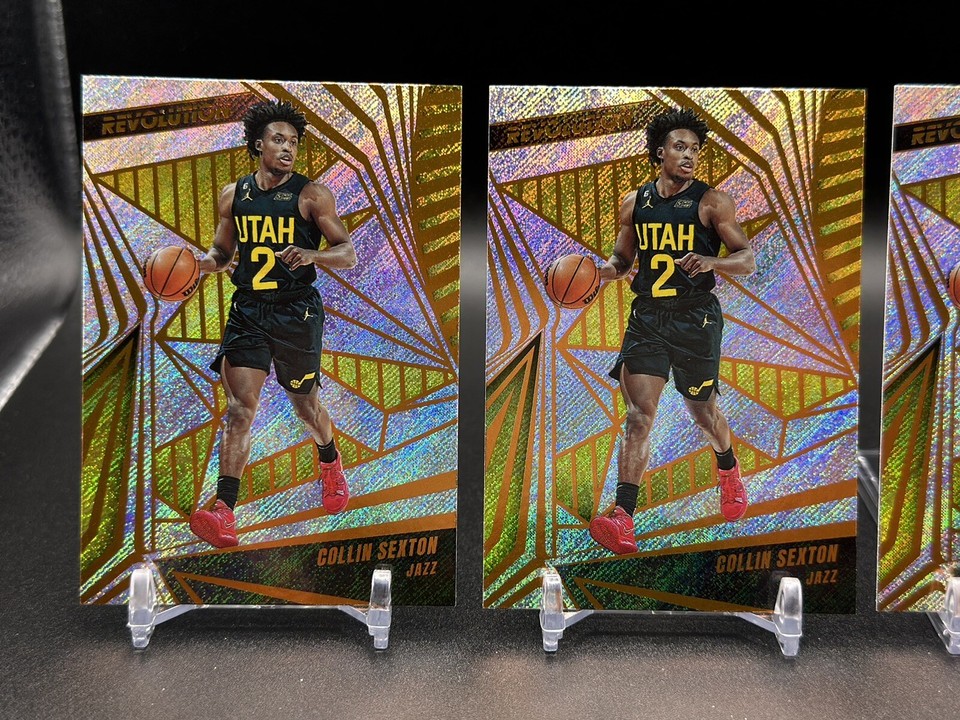 2023-24 Panini Revolution #55 Collin Sexton Utah Jazz Lot Of 3 Cards ...