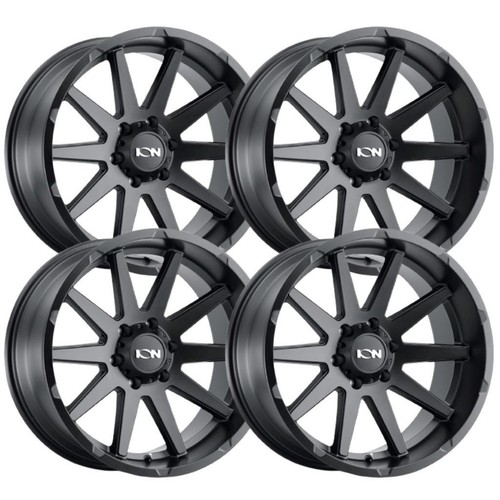 (Set-4) Ion 143 18x9 6x139.7 18mm Matte Black Wheels Rims 18 Inch | eBay