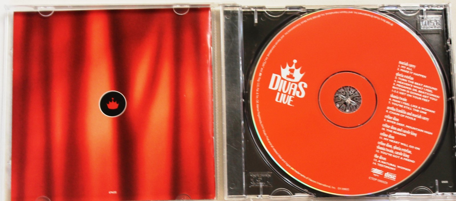 VH1 Divas Live CD 1998 EPIC - Celine, Mariah, Shania, Aretha, Gloria ...