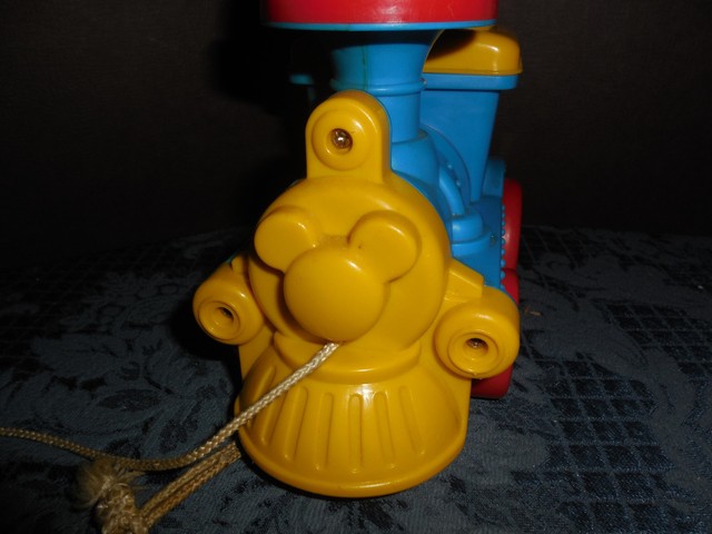 VINTAGE WALT DISNEY MICKEY MOUSE PULL TRAIN TOY MICKEY GOES UP AND DOWN PULLED EBay vintage-walt-disney-mickey-mouse-pull-train-toy-mickey-goes-up-and-down-pulled-ebay