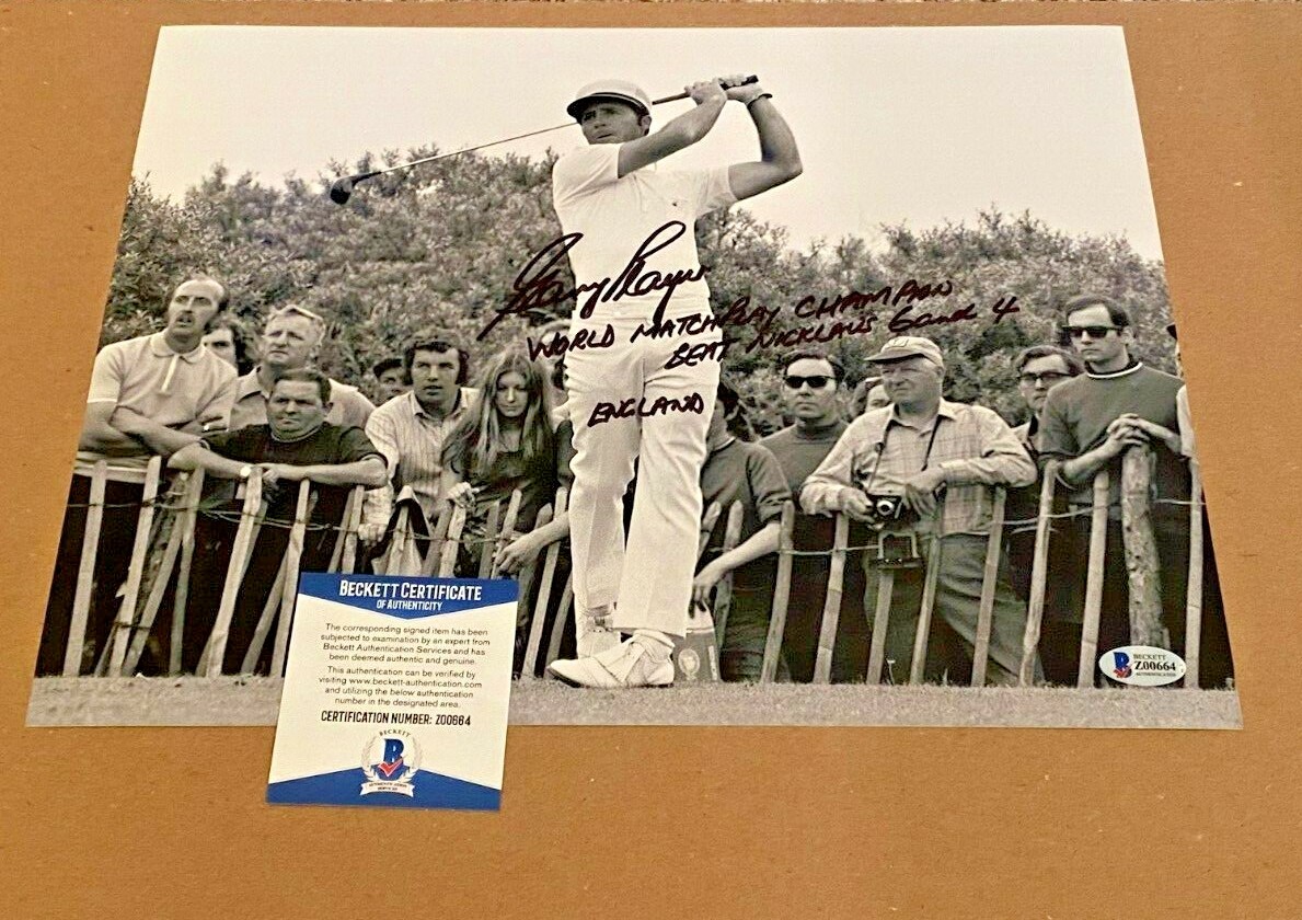 Gary Player Autographed Memorabilia | Signed Photo, Jersey ...