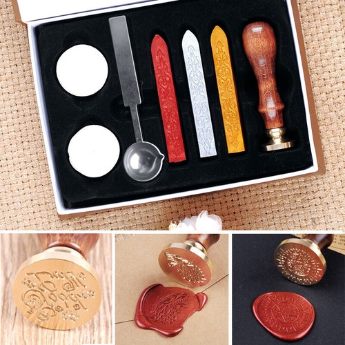 Wax Seal Stamp Kit Custom Made Gift For Envelopes And For Use With ...