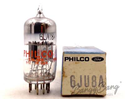 Philco 6JU8A Quadruple Diode General Purpose Detector Audio Vacuum Tube ...