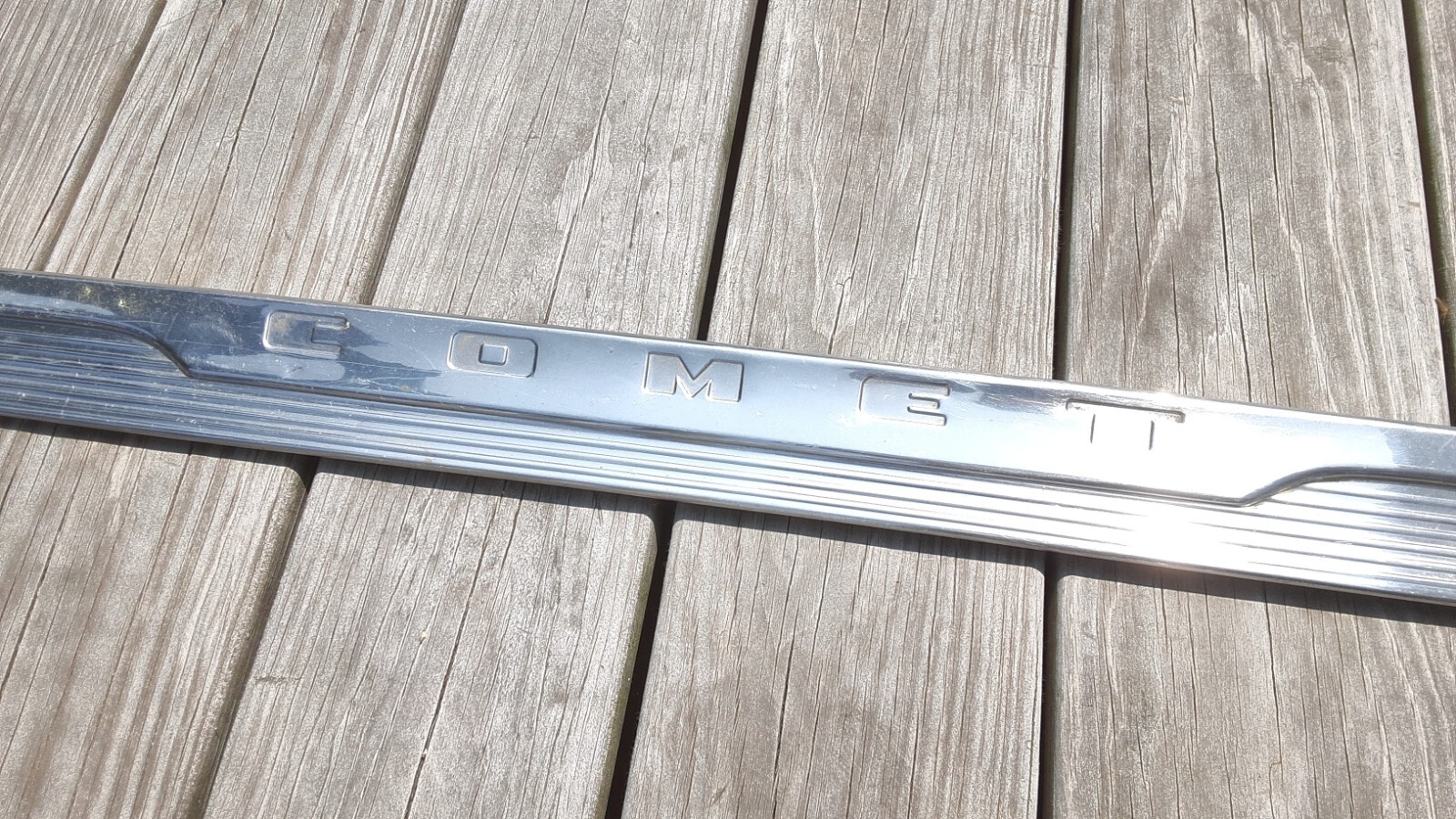Vintage 1961 MERCURY COMET - REAR STAINLESS TRIM - ONE YEAR ONLY OEM ...