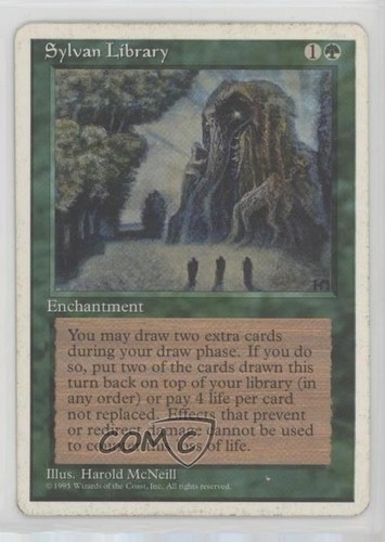 1995 Magic: The Gathering - 4th Edition Sylvan Library | eBay