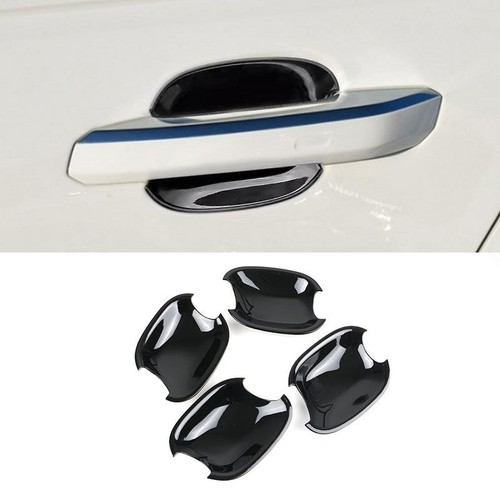 Carbon Black Exterior Door Handle BOWL Trim Cover For Audi A4 B9 A5 ...
