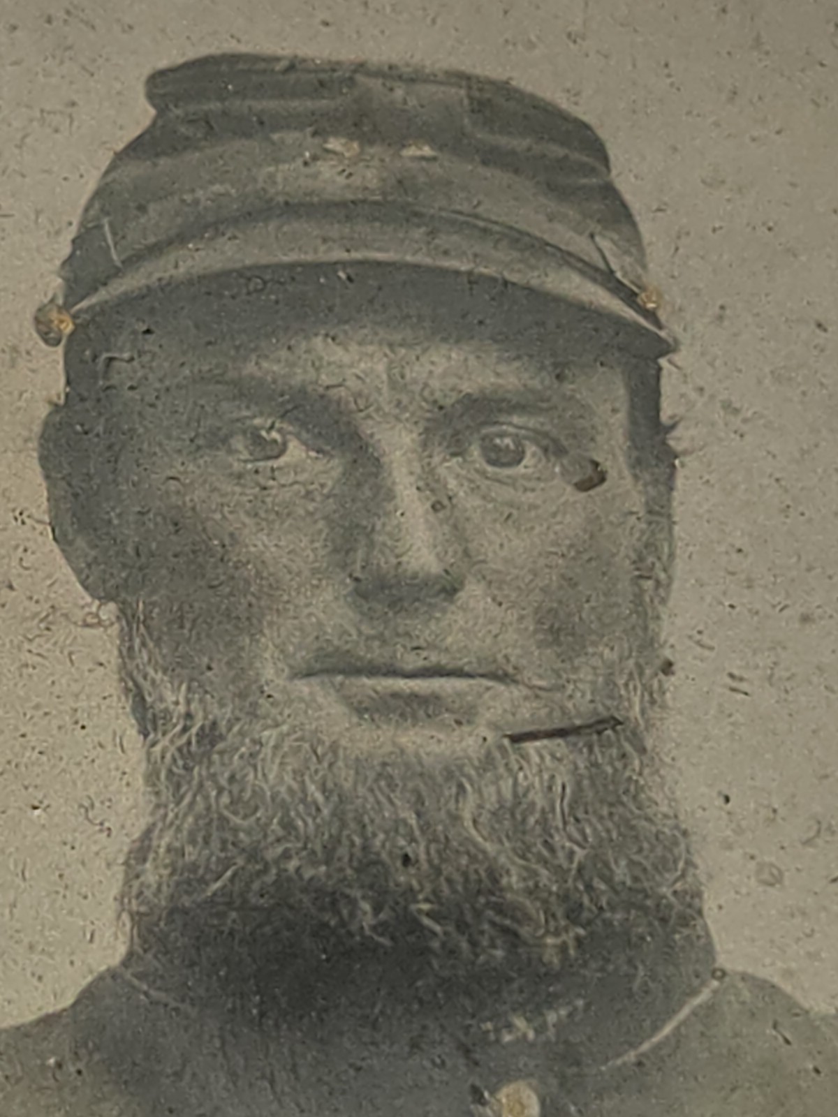 1869s RUBY RED AMBROTYPE of Fierce CIVIL WAR SOLDIER | eBay