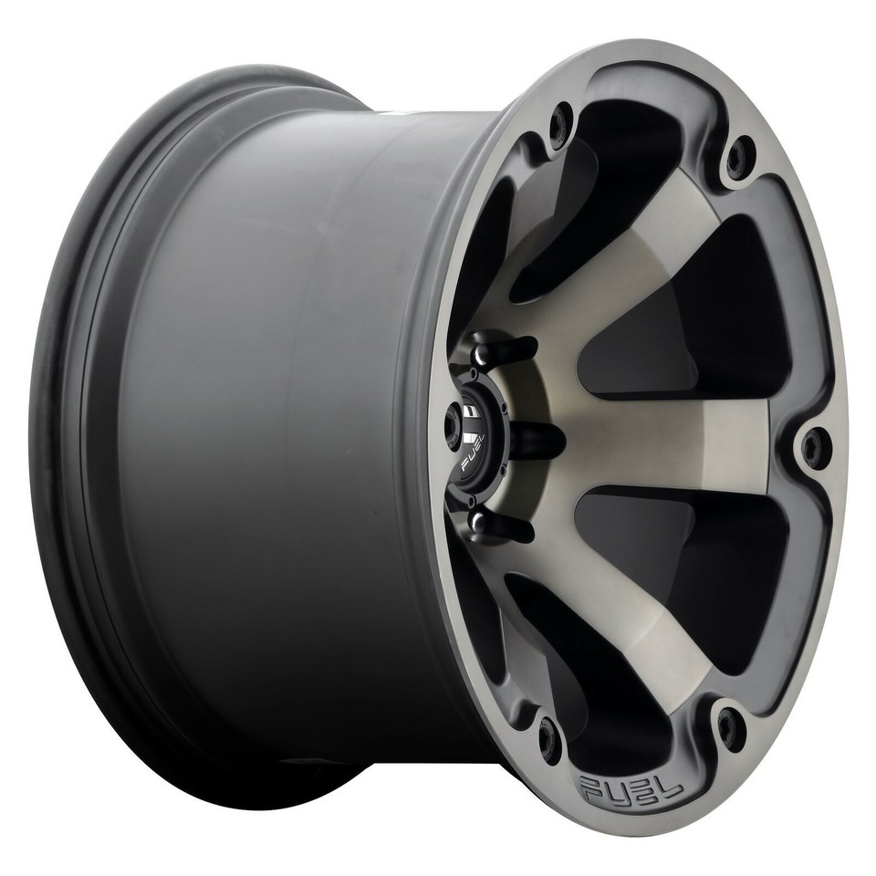Fuel 1PC D564 Beast 17x9 6x5.5 Matte Black Double Dark Tint Wheel 17 ...